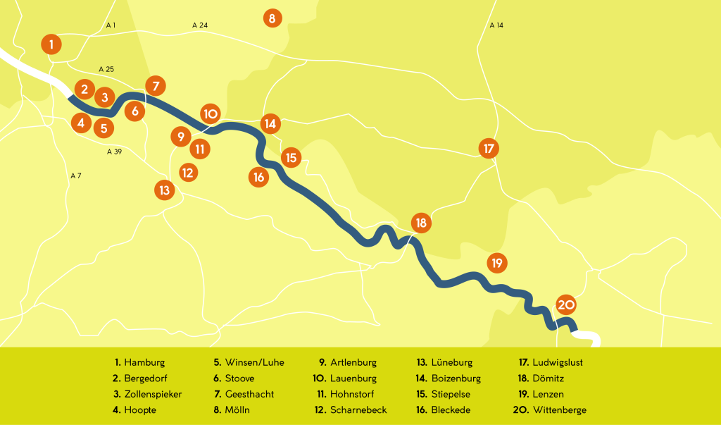 Elbe-Regionen | Kurs Elbe